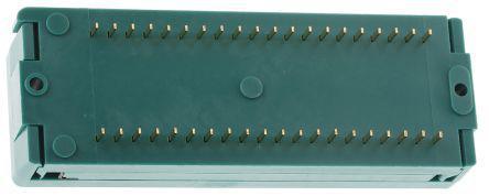 3M Textool 2.54mm Pitch Vertical 40 Way, Through Hole Closed Frame ZIF ...