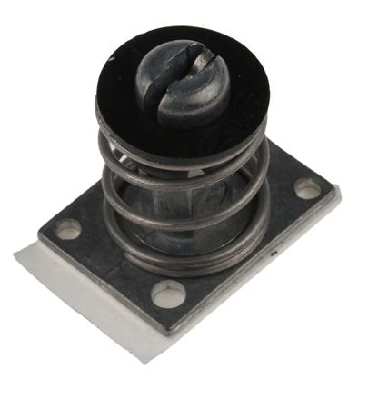 Stainless Steel, Thermoplastic Cylindrical Self-Adhesive Push To Close ...