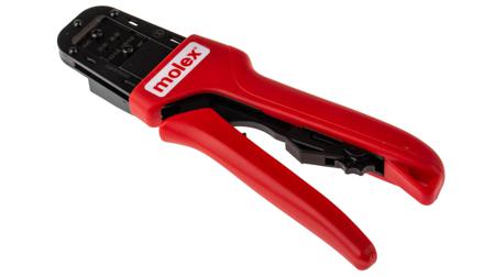 Molex Ratchet Crimping Tool, Mini-Fit Jr. Crimp Terminals, Minimum ...
