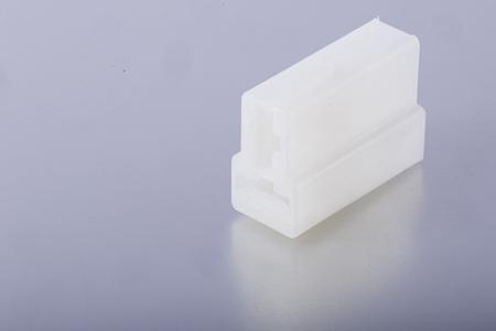 TE Connectivity AMP FASTIN-FASTON Series, 2 Way Nylon 66 Crimp Terminal Housing, Natural ...