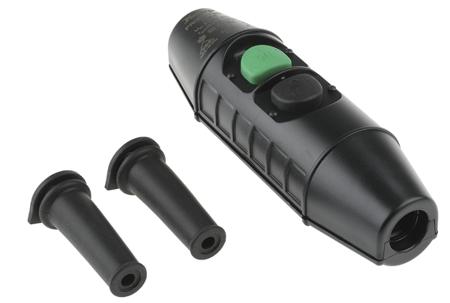 Inline Mains RCD Connector PRCD Cable Module 2P Pole ,Rated At 16 A, 30 ...