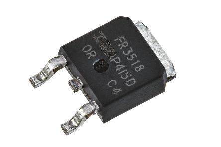 Infineon IRFR3518PBF N-channel MOSFET, 38 A, 80 V HEXFET, 3-Pin DPAK ...