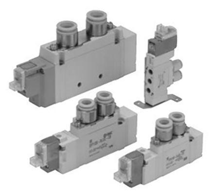 SMC SY7000 5/2 Solenoid/Pilot Base Pneumatic Solenoid/Pilot-Operated Control Valve | SY7140-5GZ ...