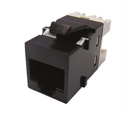 COMMSCOPE SL110, Cat5e 8 Way Straight Panel Mount UTP RJ45 Modular Jack ...