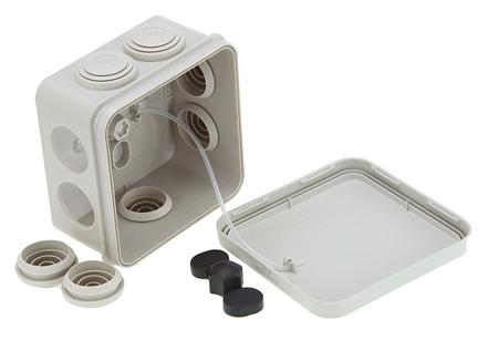 ABS IP55 Junction Box, 80 X 45 X 80mm, Grey | ENN05004 | ET13997077 ...