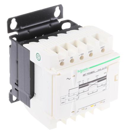 Schneider Electric 40VA Panel Mount Transformer, 215V Ac, 230V Ac, 245V ...