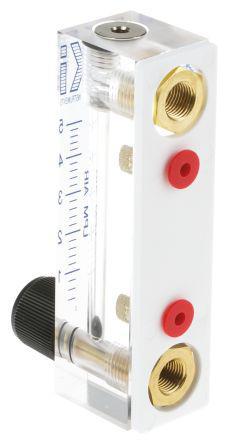 Key Instruments Variable Area Flow Meter, 0.4 L/min → 5 L/min, FR2000 ...