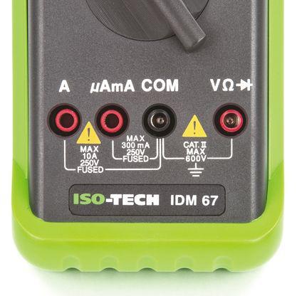 ISO-TECH ISO-TECH IDM67 Digital Multimeter, 10A Ac 600V Ac With RS Cal ...