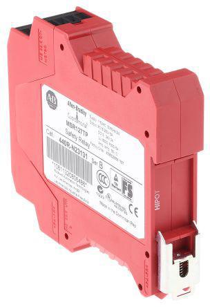 Allen Bradley Guardmaster MSR127TP 115 V Ac Safety Relay Single Channel ...