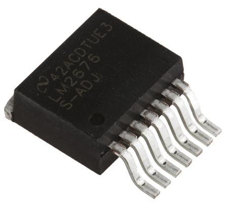 Texas Instruments, LM2676S-ADJ/NOPB Step-Down Switching Regulator 3A Adjustable, 1.2 → 37 V 7 ...