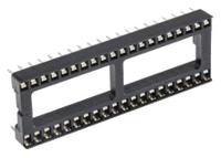 3M Textool 2.54mm Pitch Vertical 40 Way, Through Hole Closed Frame ZIF ...